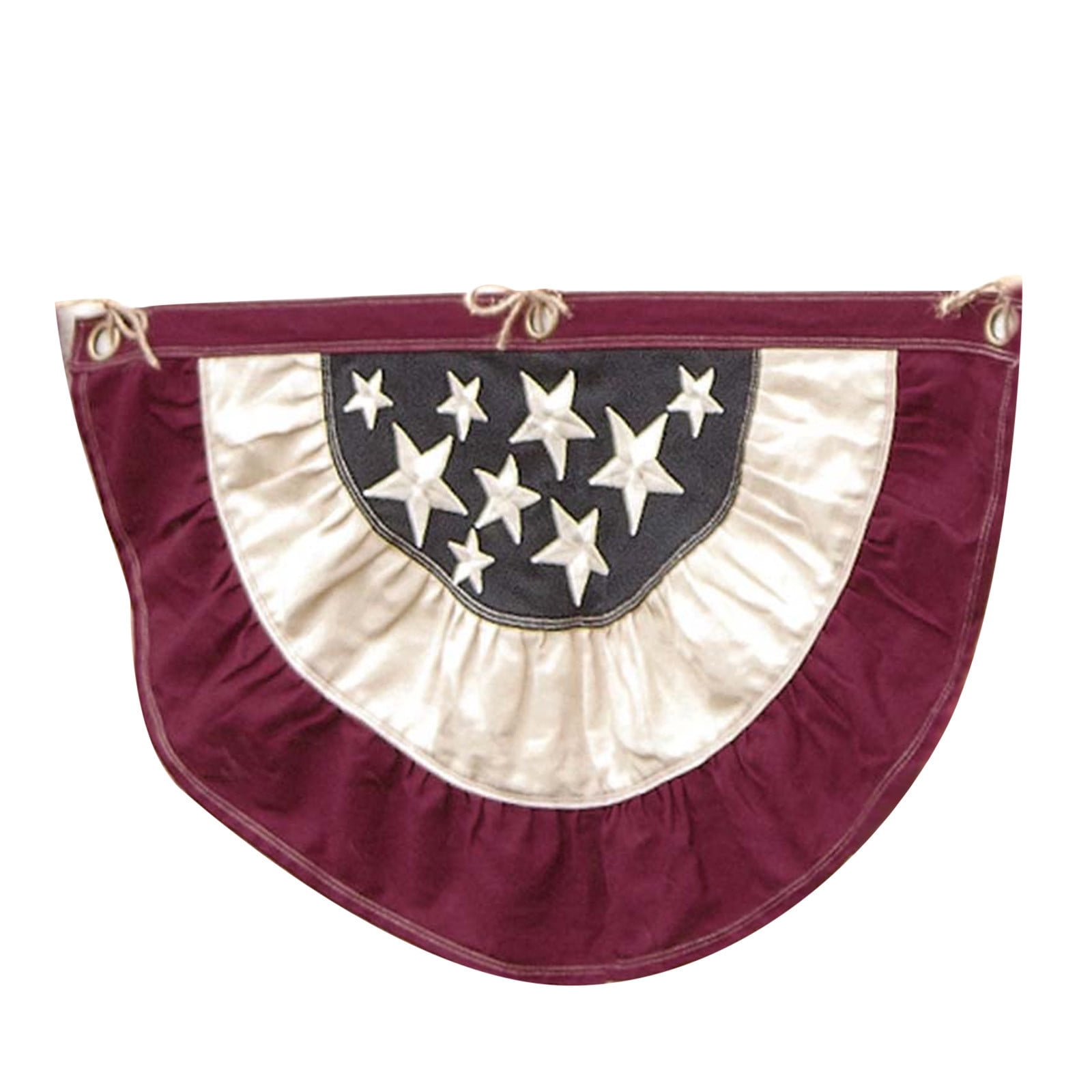 Kezqiaxn Garden Supplies Clearance American Pleated Fan Flag USA ...