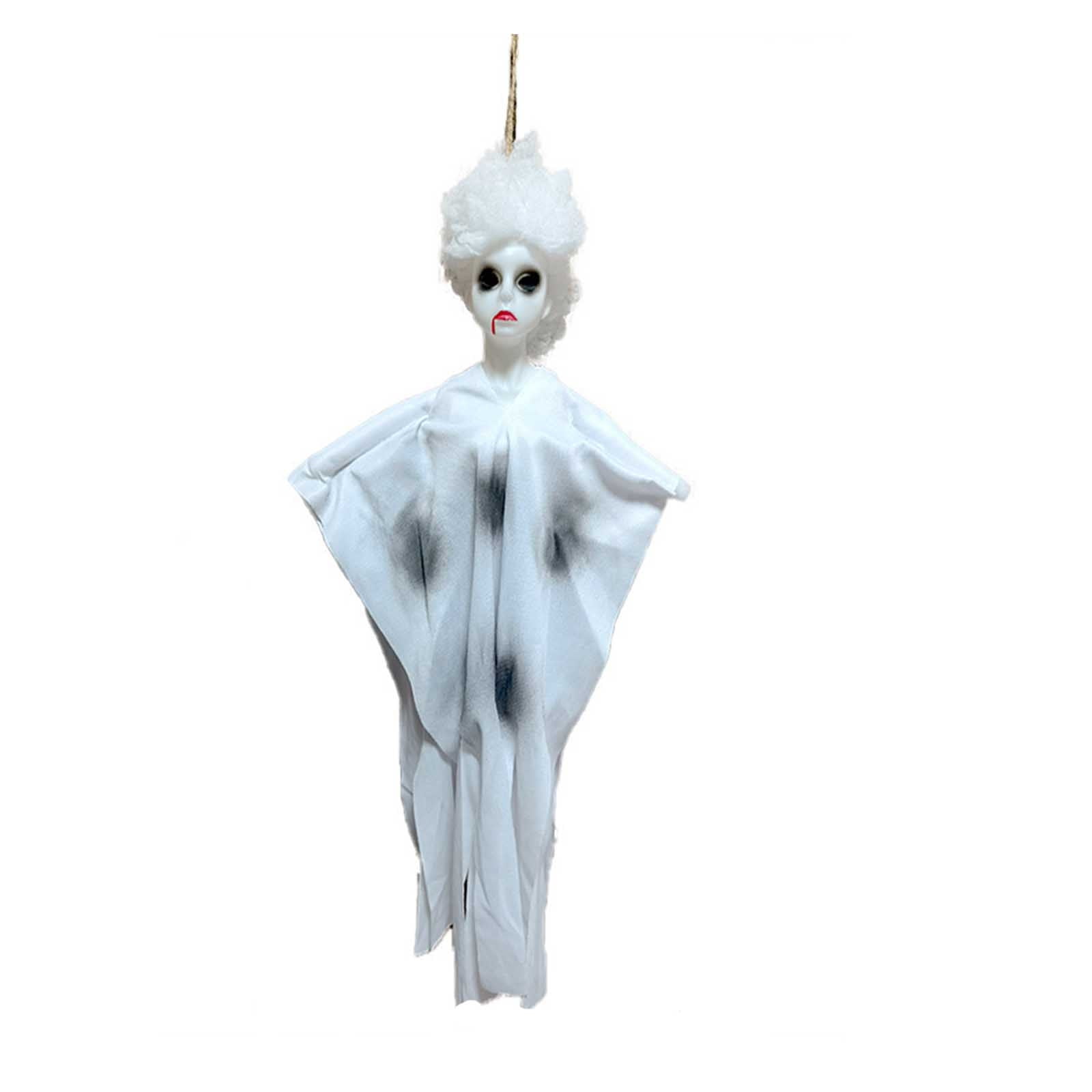 Kezqiaxn Ghost Decor Halloween Decor Outdoor White Hanging Ghost ...