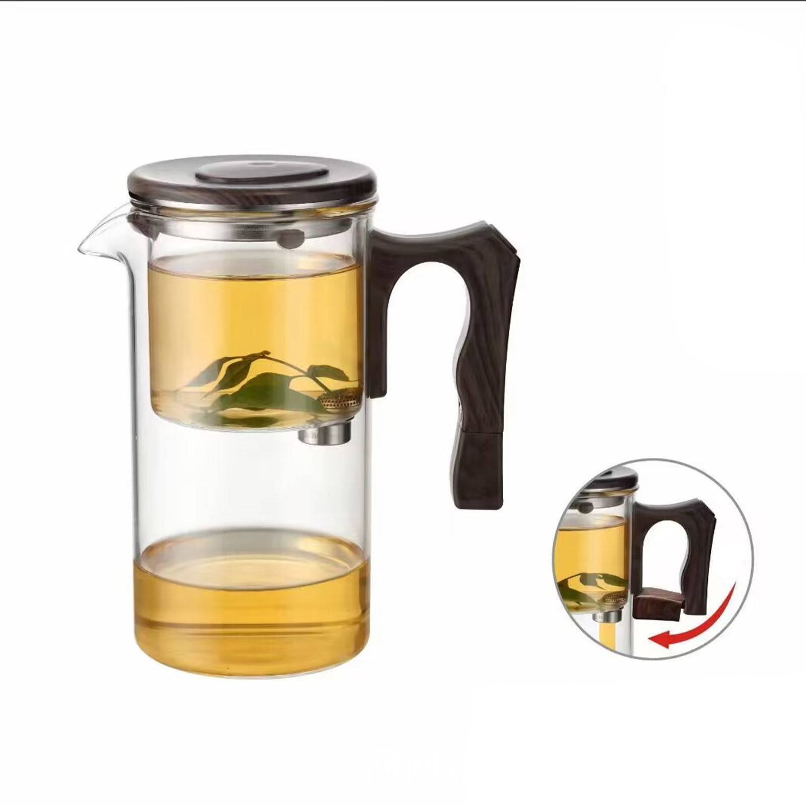 Kezqiaxn Glass Cups Clearance Rodless Teapot Lazy Tea Set Tea Water ...