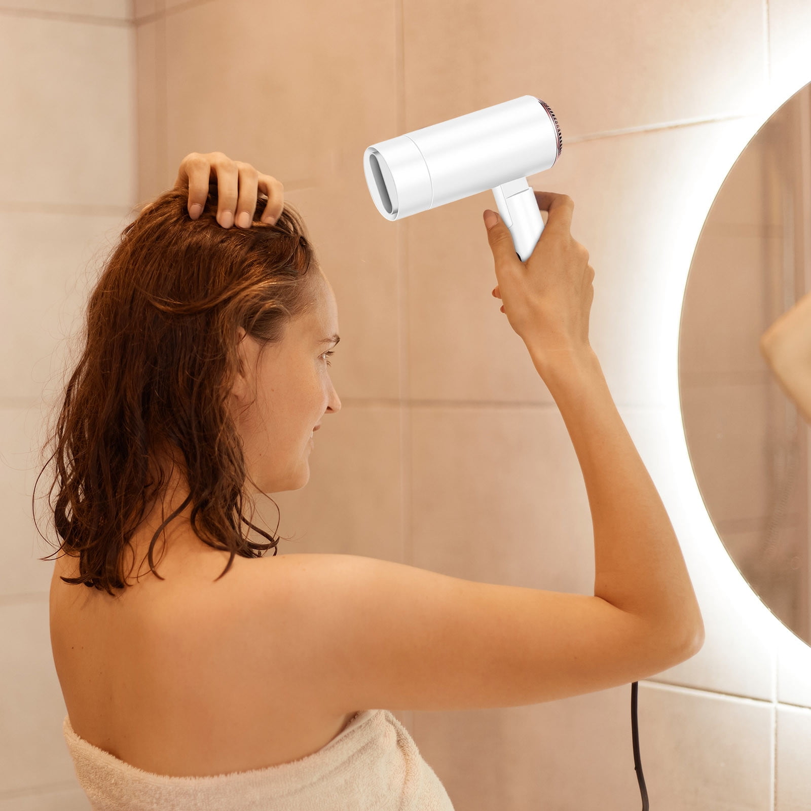 Kezqiaxn Hair Dryers for Women, Folding Hair Dryer, Professionals Ionic Hair Dryer, Powerful ...