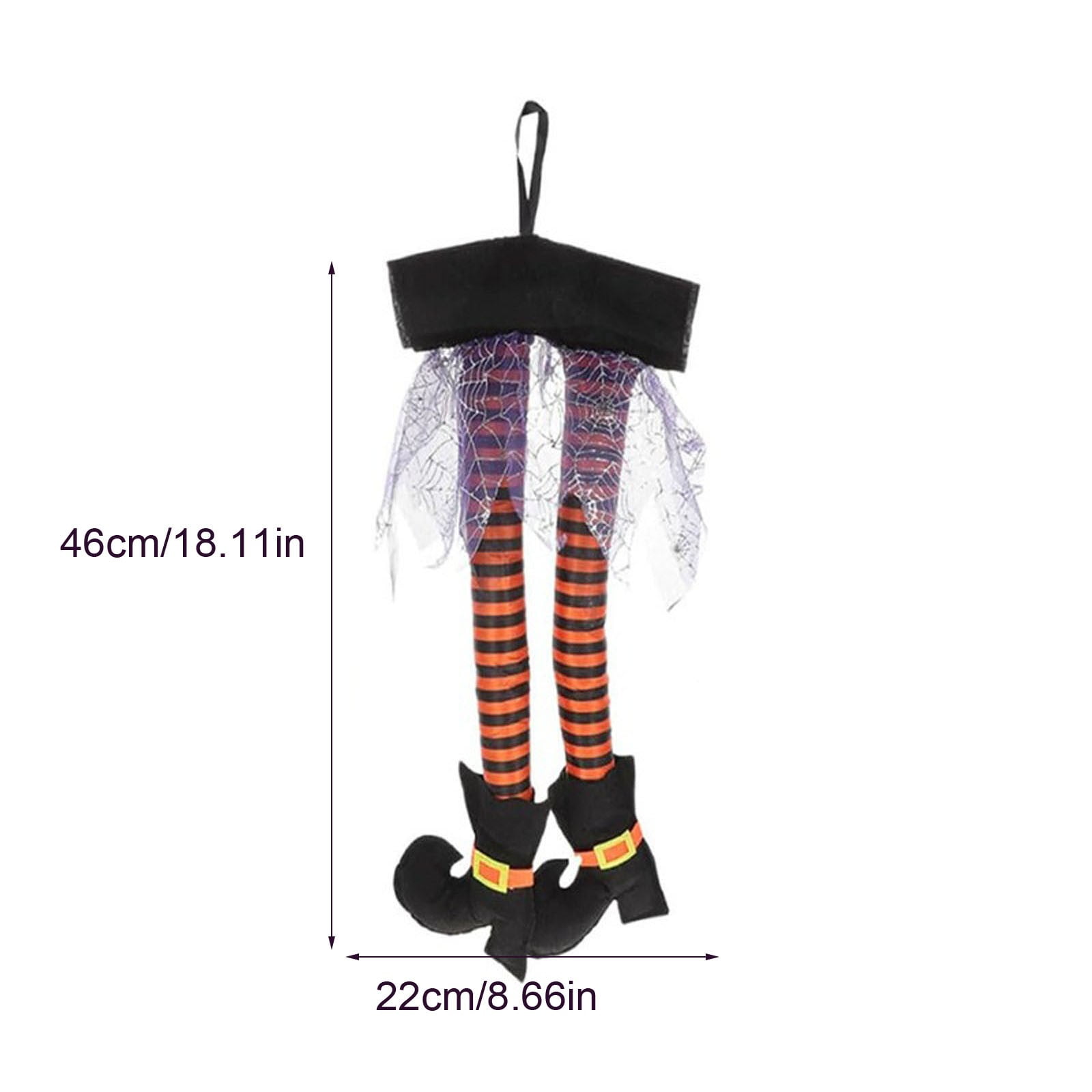 Kezqiaxn Halloween Decor Witch Legs Ornaments Tree Climbing Ghost Witch ...