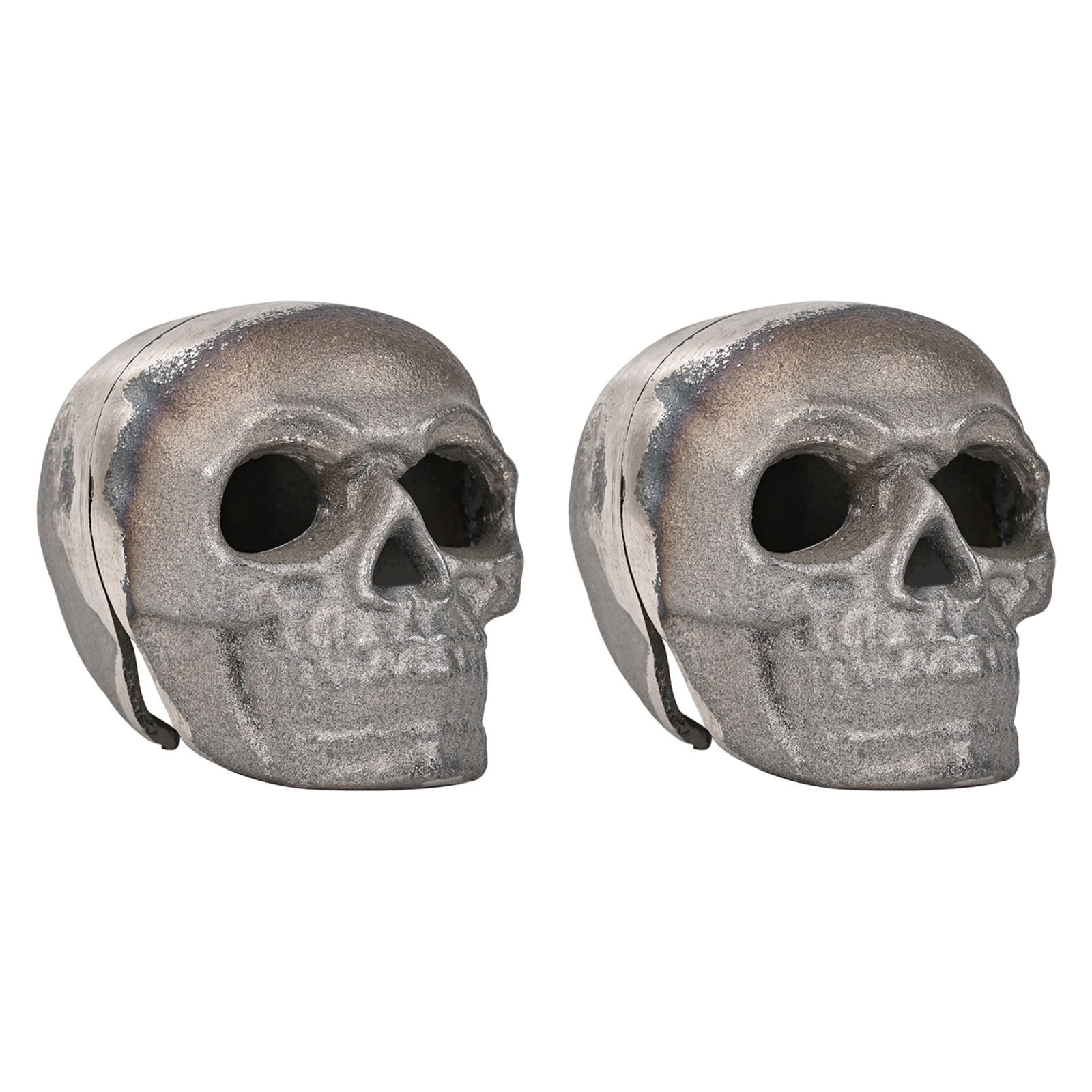 Kezqiaxn Halloween Fire Pits Skulls 3Inch Imitated Human Metal Firepit ...
