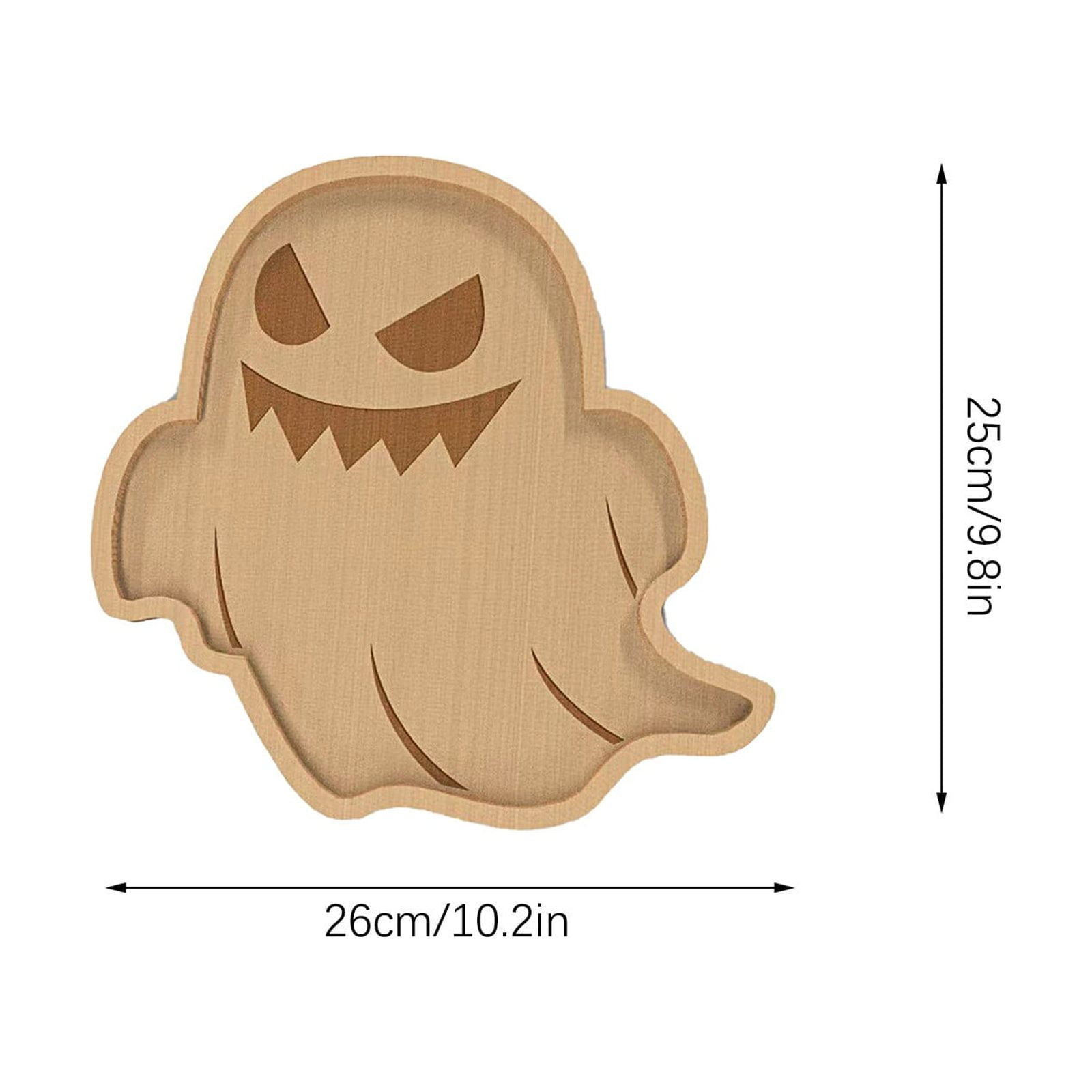 Kezqiaxn Halloween Ghost Charcuterie Board Funny Cute Wooden Cheese ...