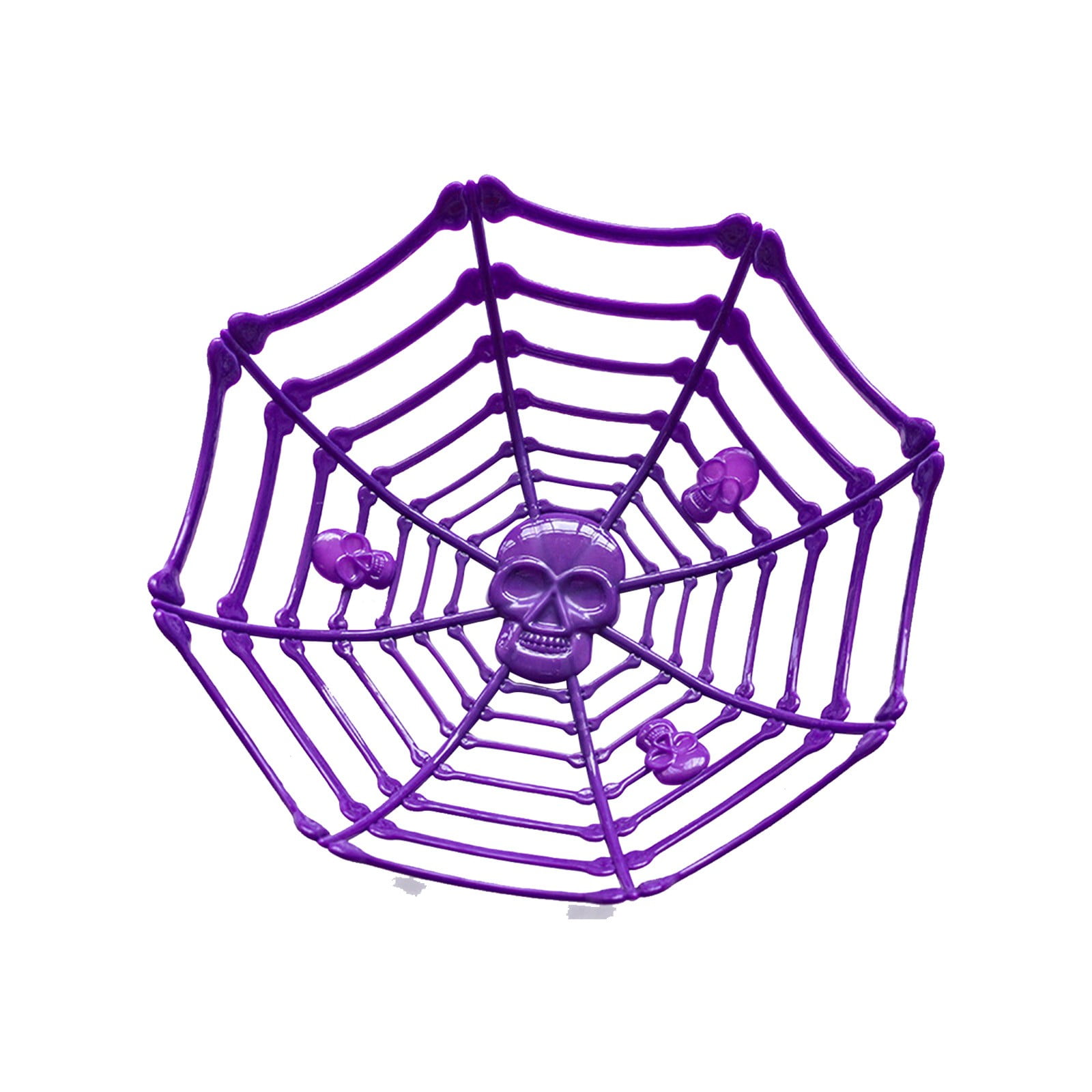 Kezqiaxn Halloween Spider Web Plastic Basket Bowls Trick Or Treat Candy ...