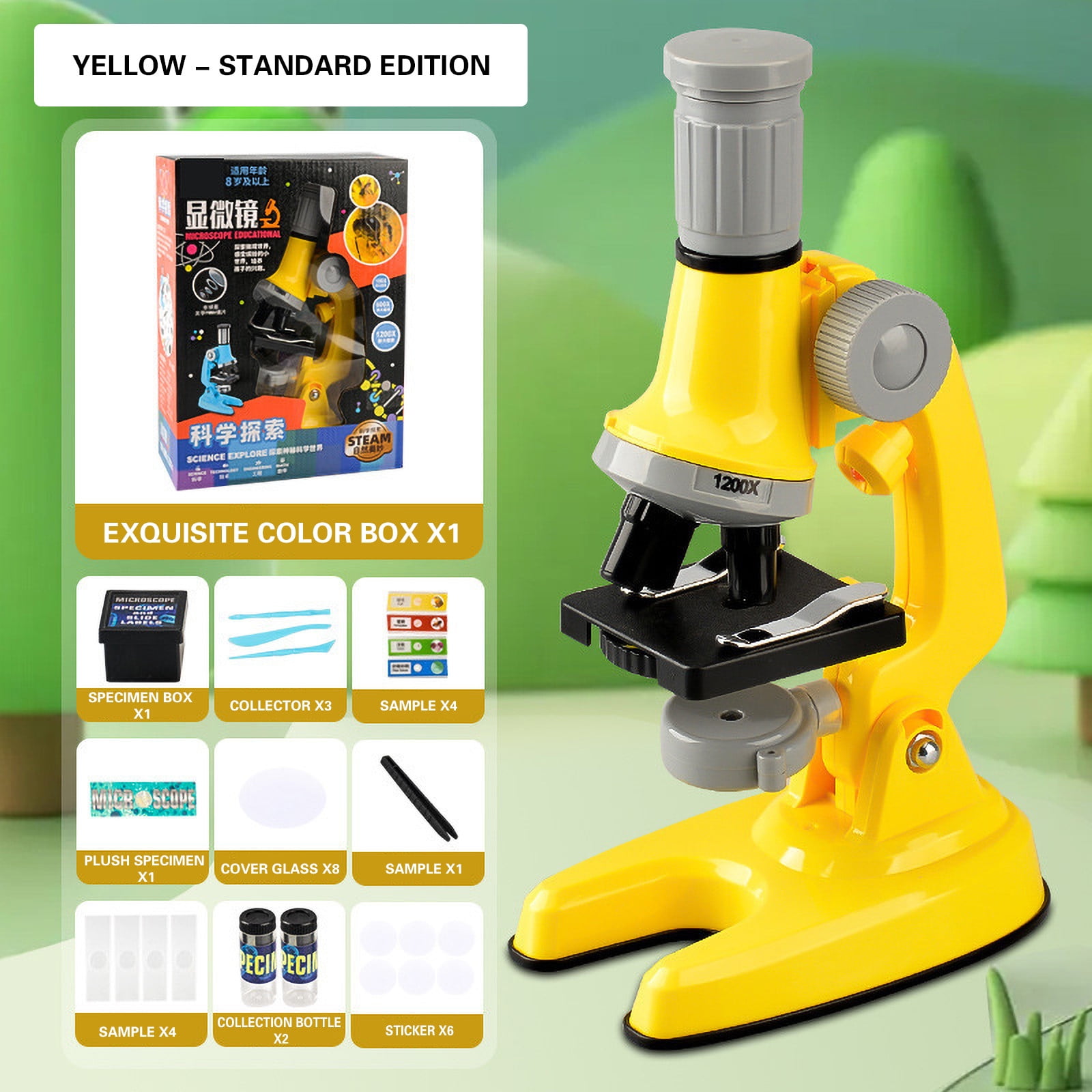 Kezqiaxn Home Supplies Clearance Experimental Microscope Toy, Science ...