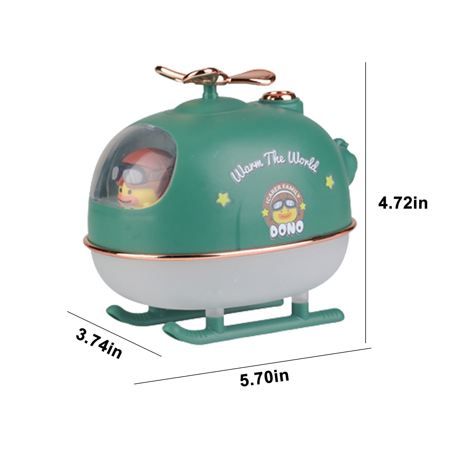 Kezqiaxn Humidifiers for Bedroom Desktop Humidifier with Night Light ...