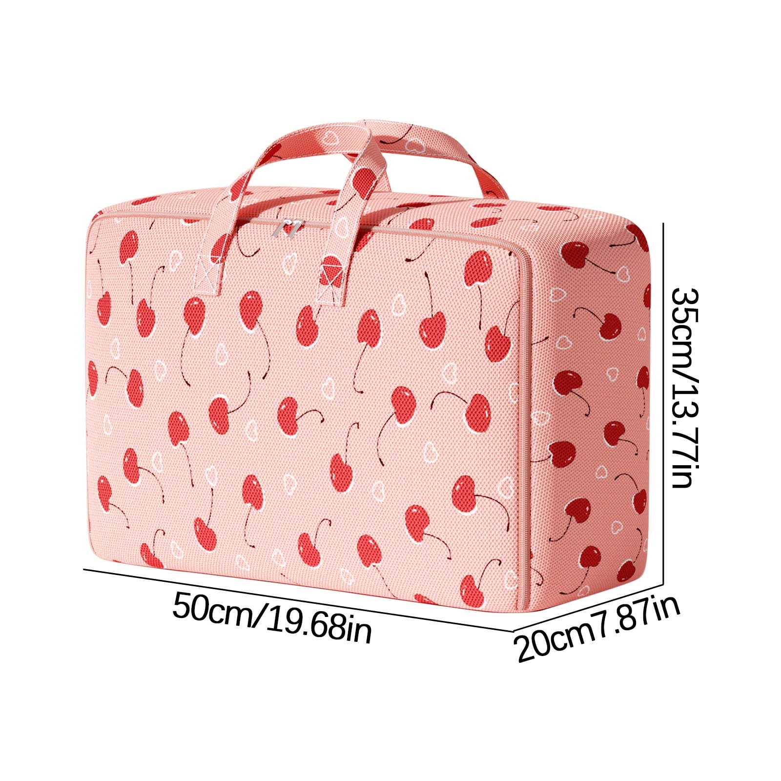 Kezqiaxn Large Moving Bags, Strawberry Printing Non-Woven Cotton Quilt ...
