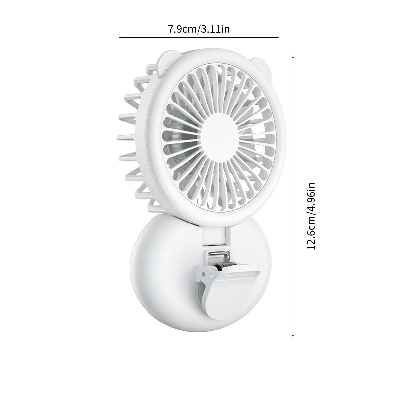 Kezqiaxn Mini Fan Clearance Portable Desk Fan with Its Own Auxiliary ...