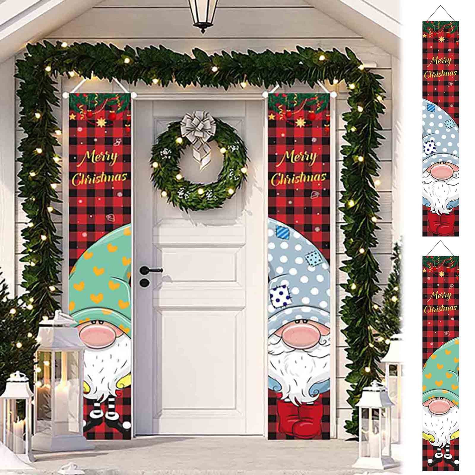 Kezqiaxn Outdoor Christmas Decorations, 71x12In Merry Christmas Banner ...