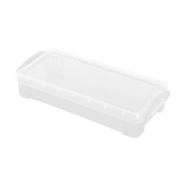 LG NEON PENCIL BOX;LARGE SCHOOL BOX;WHITE BASE,DESR & NEON LID;1-PACK ...