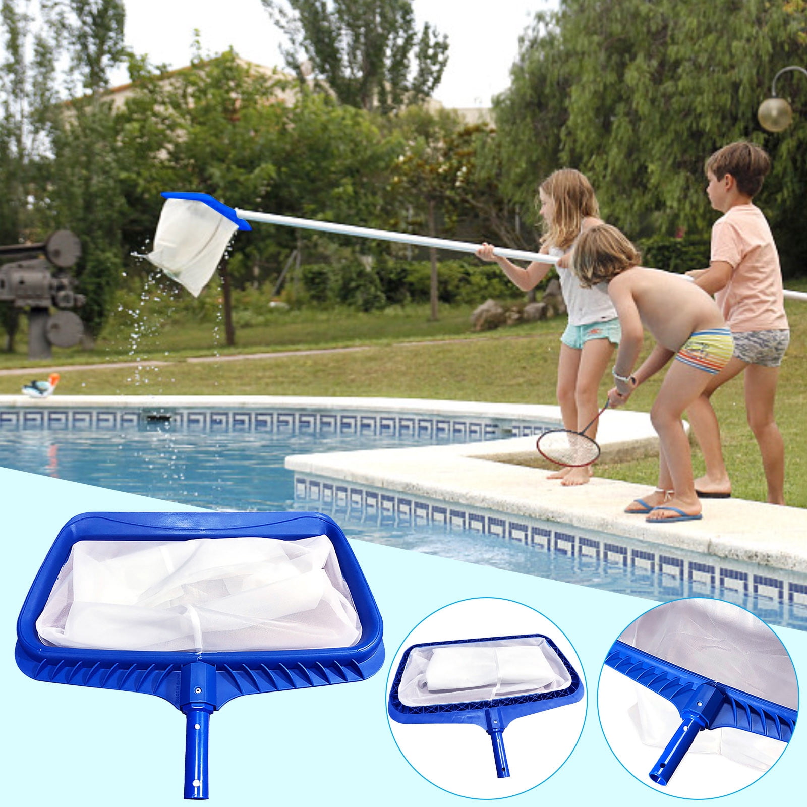 Kezqiaxn Poolskimmer Swimming Pool Fishing Net Strengthening Cleaning Tool for Fishing Leaf Net ...
