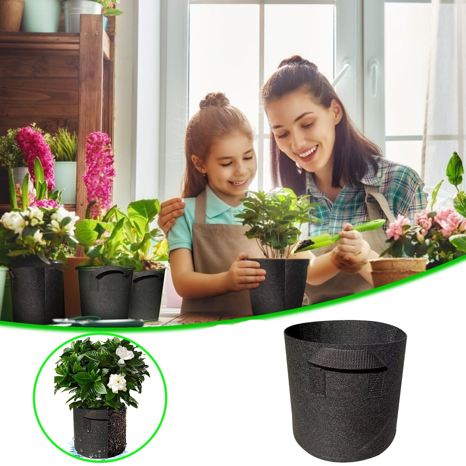 Kezqiaxn Potato Grow Bags Clearance! 65 Gallon Diy Garden Planting Bag ...