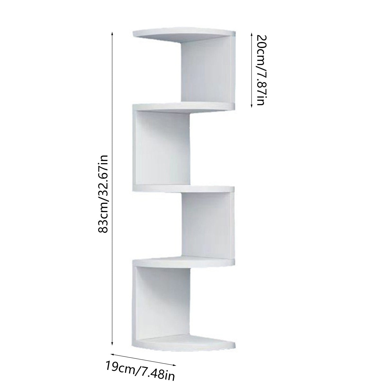 Kezqiaxn Storage Rack for Home Organizer Corner Partition Layered ...