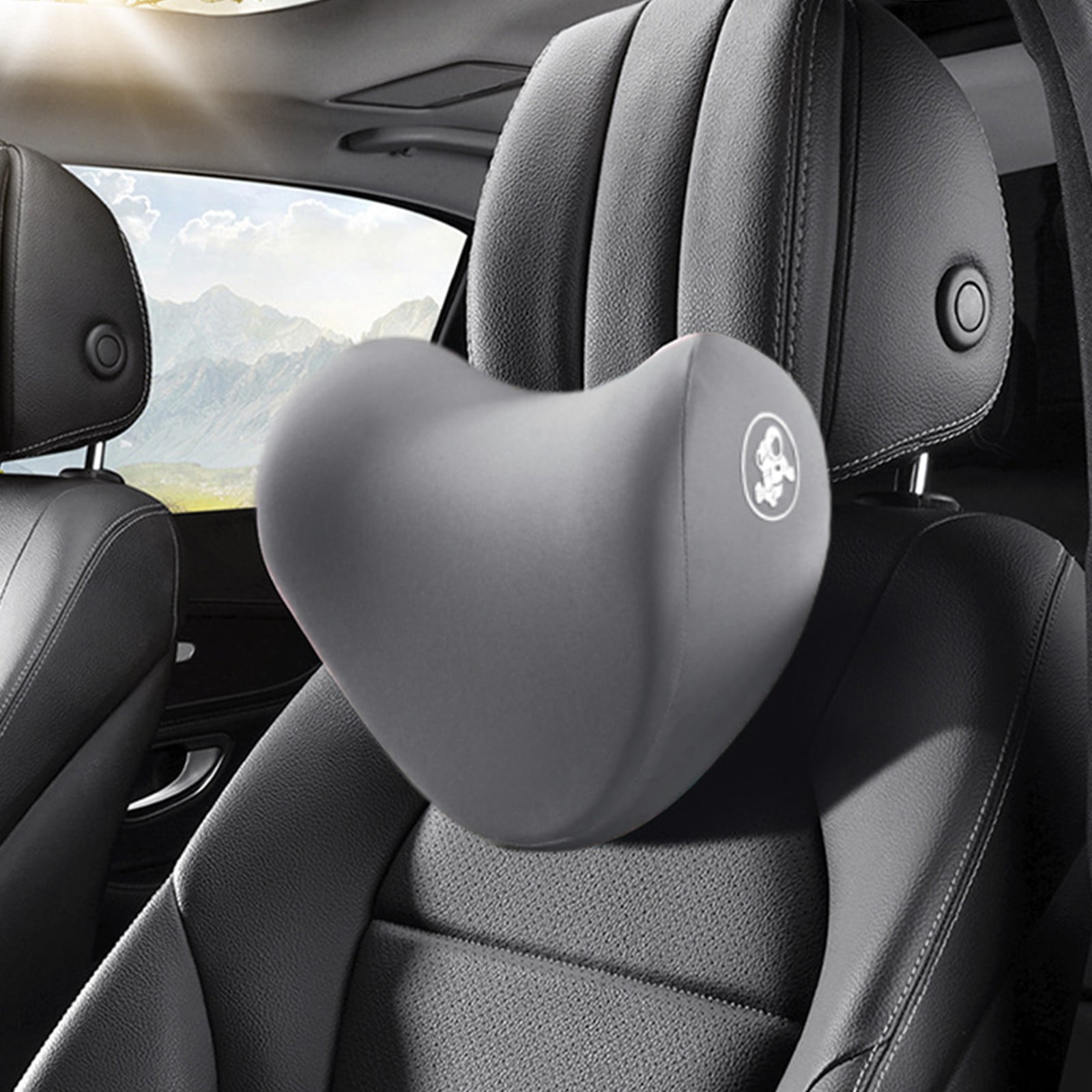 Kezqiaxn Super Soft Car Headrest Pillow, Memory Foam Car Neckpillow ...