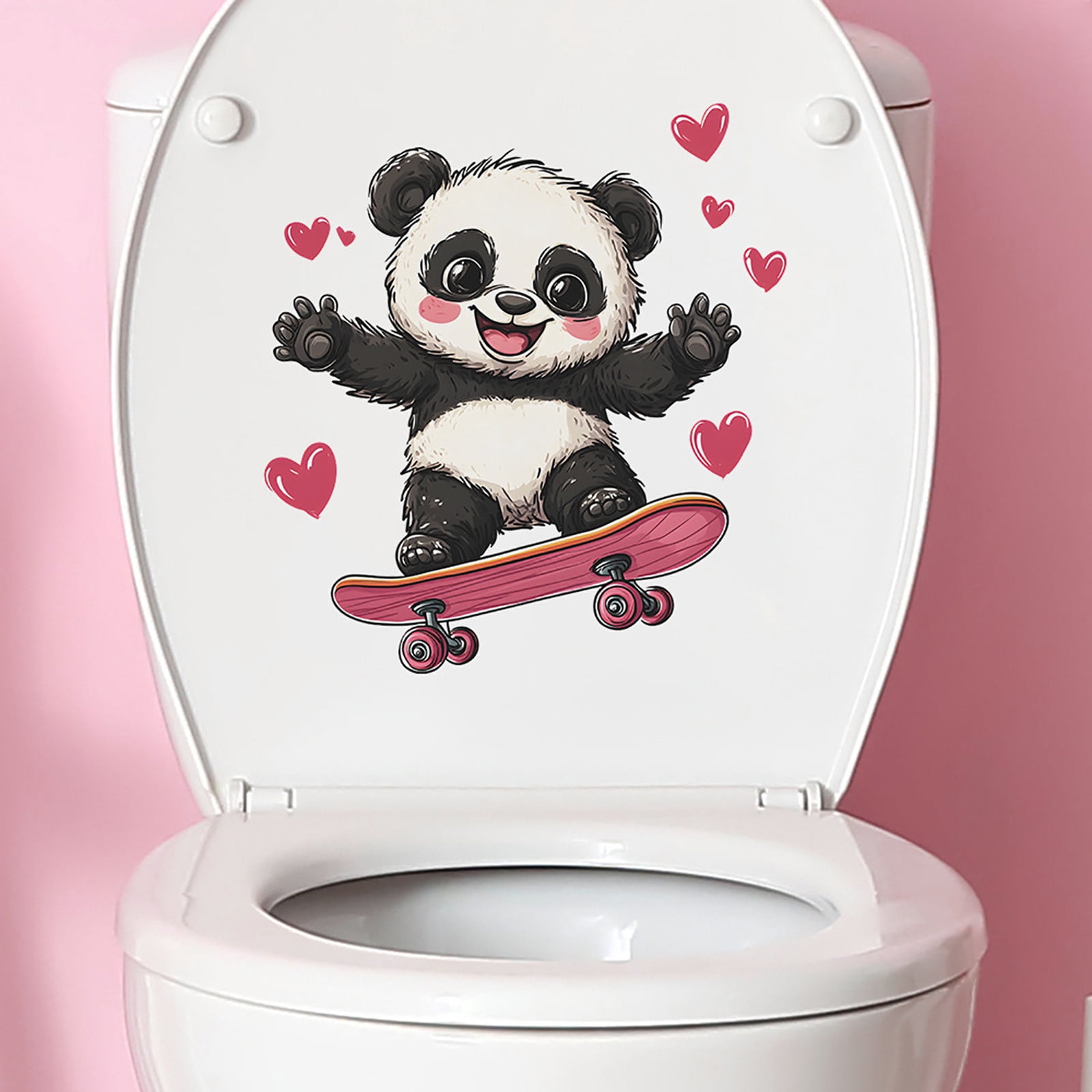 Kezqiaxn Toilet Seat Stickers Clearance, Animals Toilet Lid Decals DIY ...