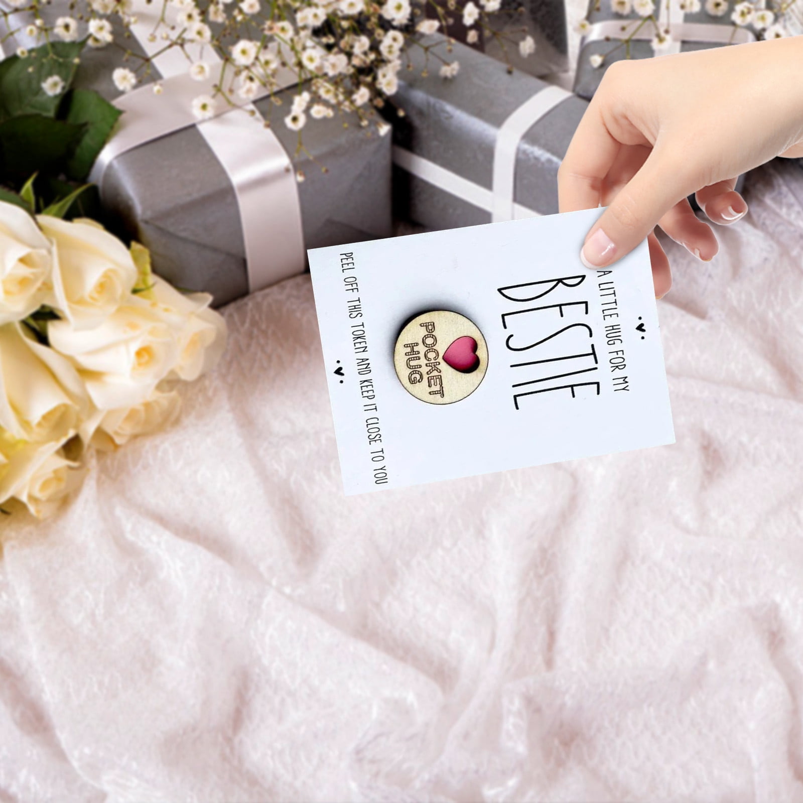 Kezqiaxn Valentine's Day Cards for Women, Tokens I Love You Gifts for ...