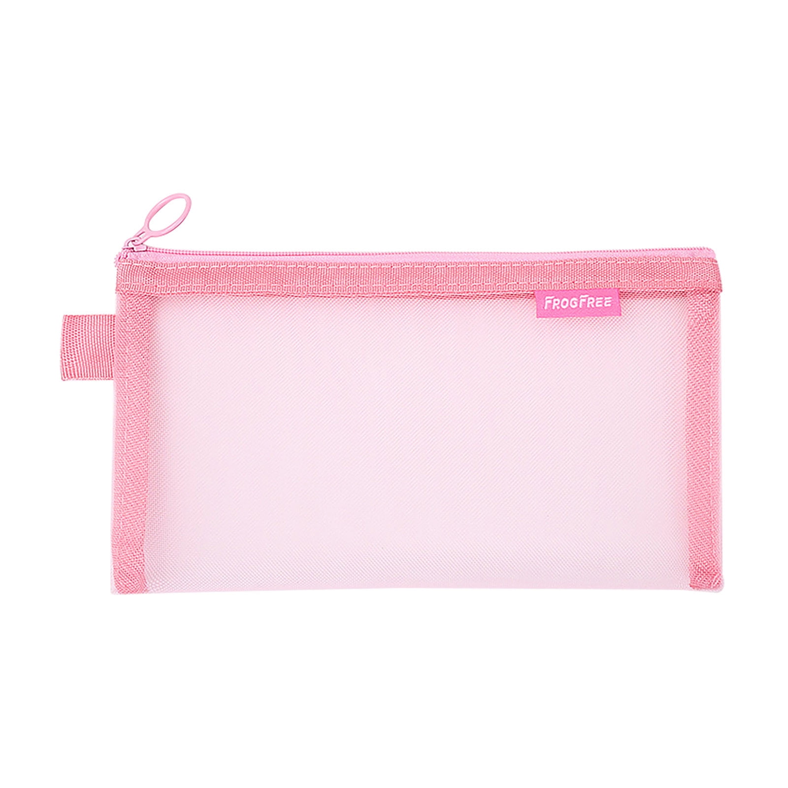 Kezqiaxn Zipper Pencil Case Transparent Mesh Pencil Case Zippered ...