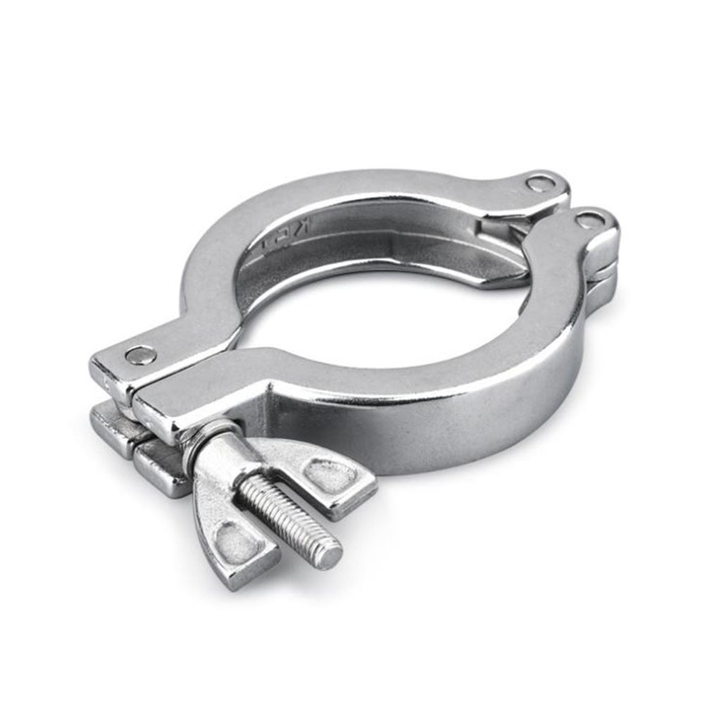 Kf16-Kf50 Vacuum Clamp Aluminum Alloy Clamp + Bracket +Rubber Ring ...