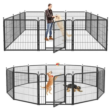 BingoPaw Heavy Duty Dog Whelping Playpen Pet Exercise Play Pen with ...