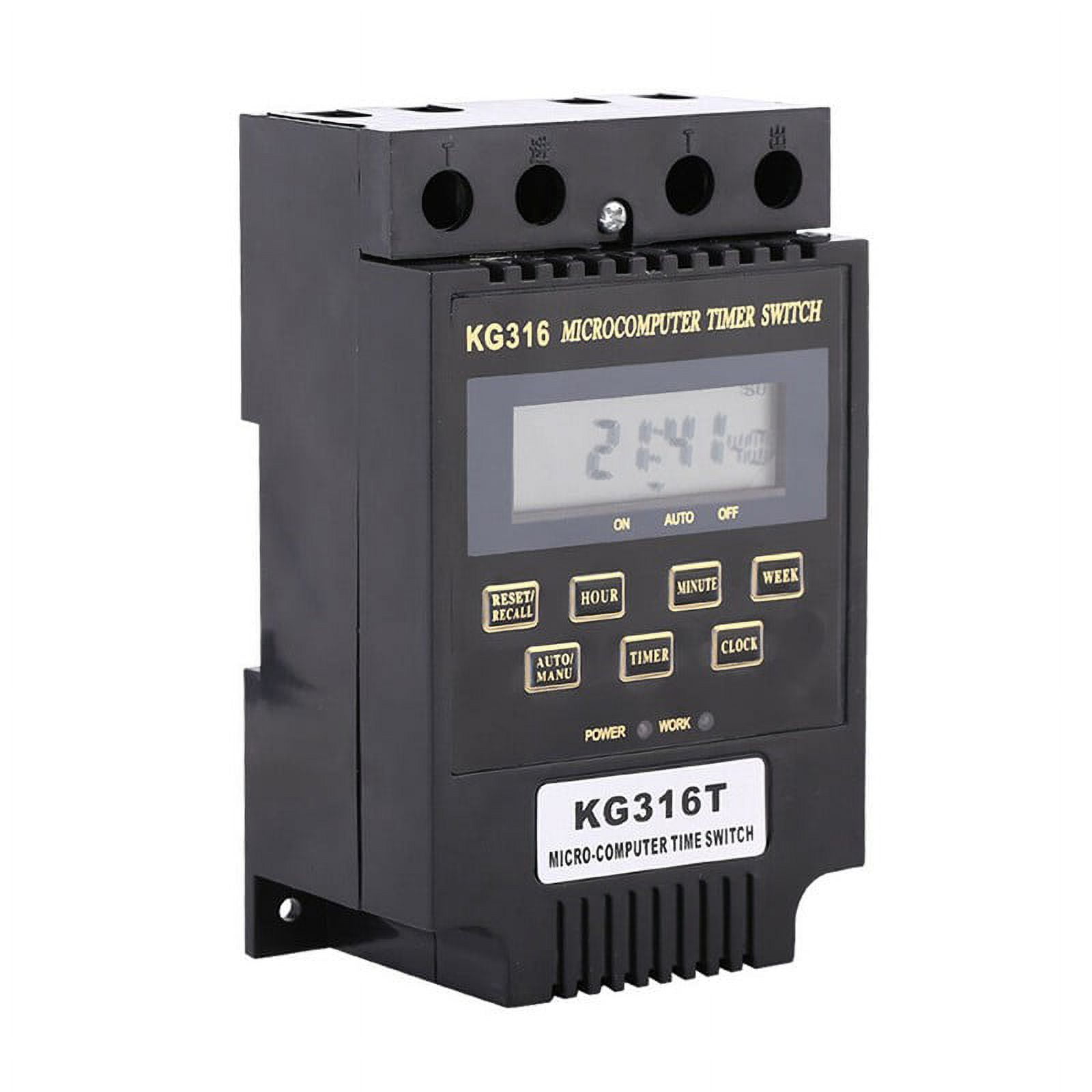 Kg316T Automatic On/Off Timing Controller Street Light Power Timer Switch - Walmart.com
