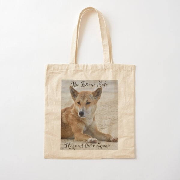 Be Dingo Safe Respect Their Space Cotton Tote Bag Canvas Tote Bag ...