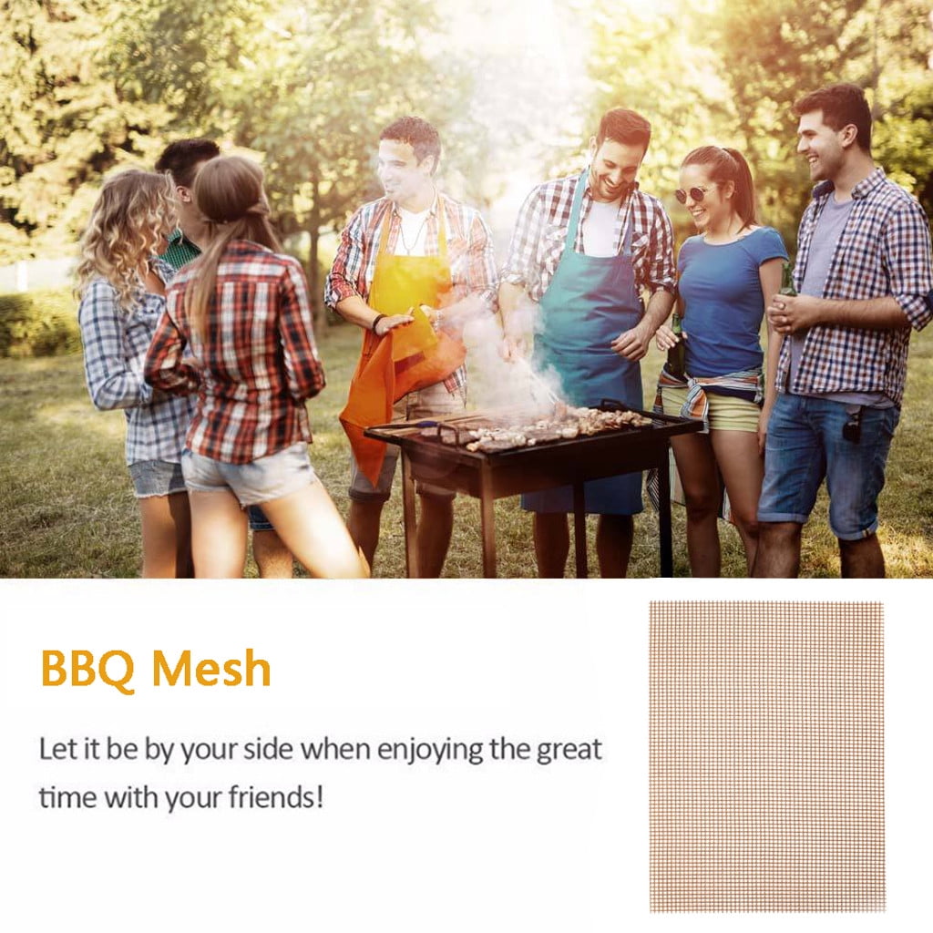 Kgfrsd Kitchen Utensils Set,Mesh BBQ Fish Non Grilling Sheet Cooking ...