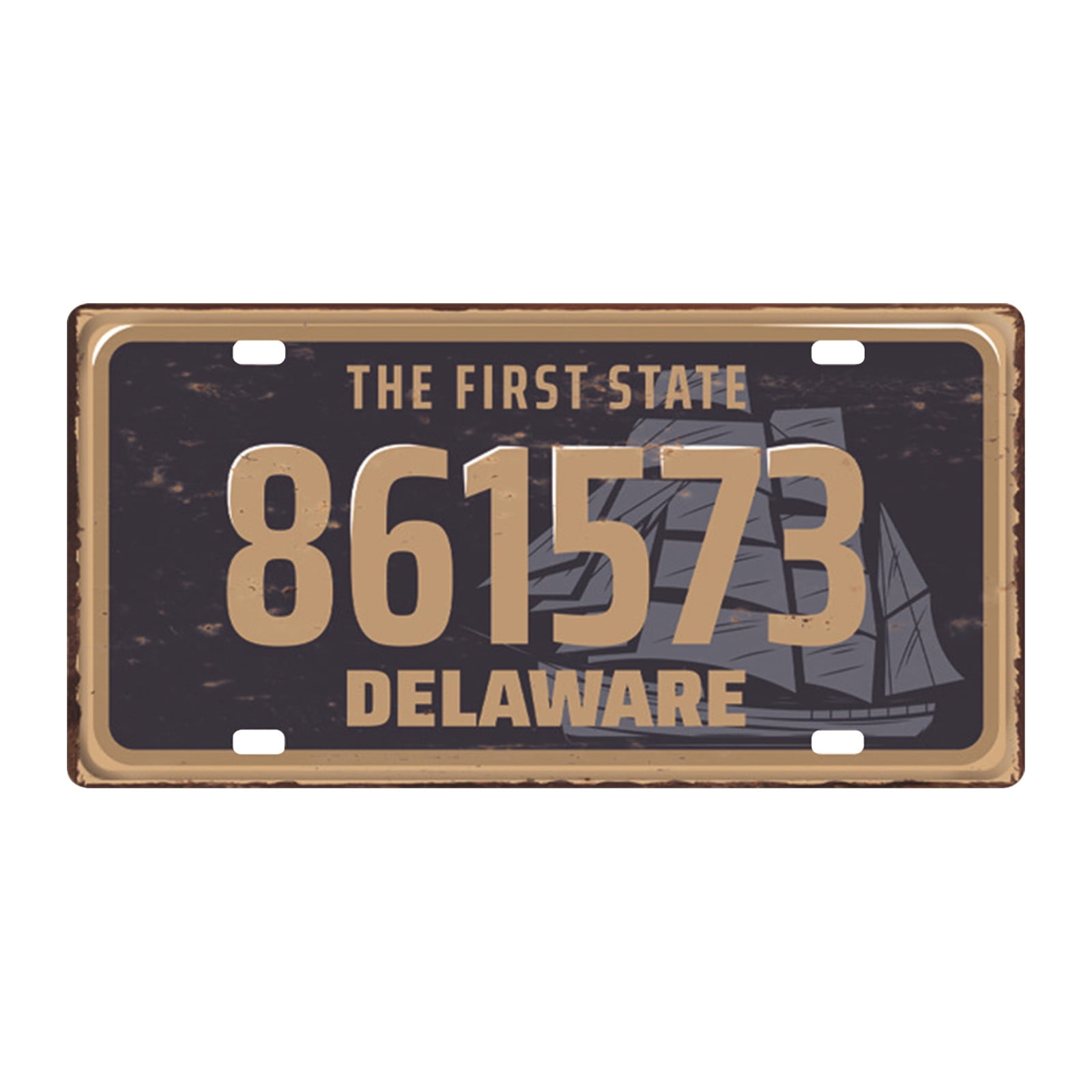 Kgfrsd Party Decorations,Wall Decor,Vintage License Plate Iron Sheet ...