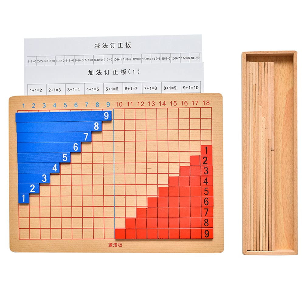 Kghios Montessori Addition and STF9 Subtraction Board Montessori Math ...