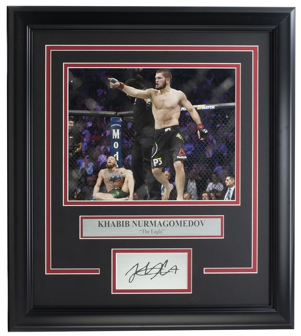 Khabib Nurmagomedov Framed UFC 8x10 Photo w/Laser Engraved Signature ...
