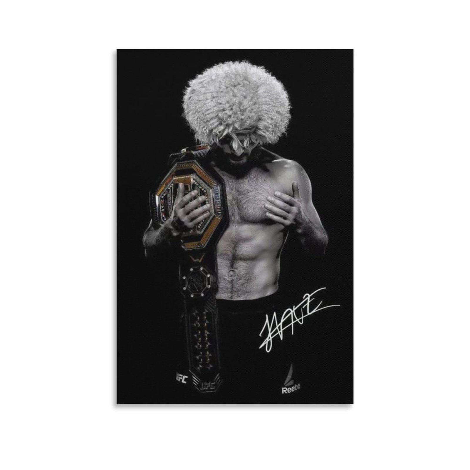 Khabib Nurmagomedov Poster Boxer Canvaaer Bedroom Decor (3) Artworks ...