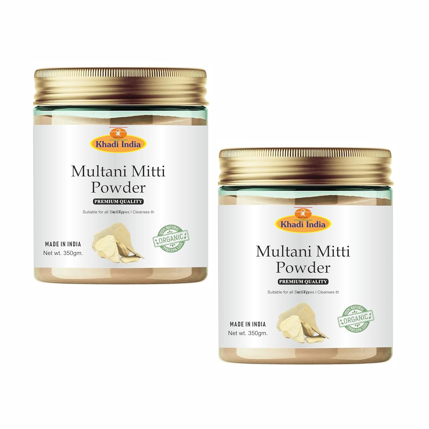 Khadi 100 Pure Organic Multani Mitti Powder Natural Clay for Deep ...