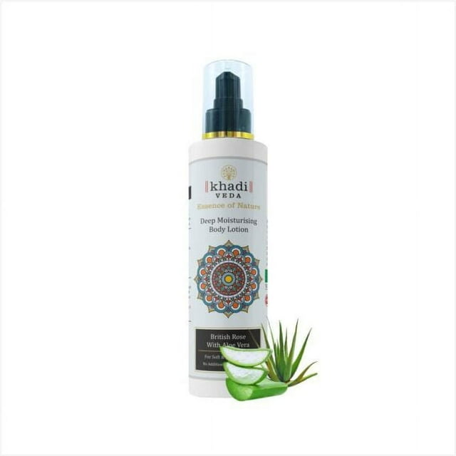 Khadi British Rose With Aloevera Moisturising Body Lotion - Walmart.com
