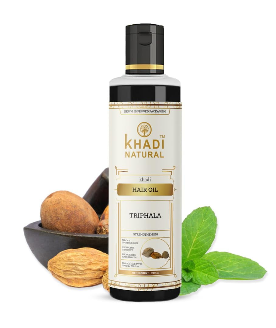 Khadi Natural Triphala Hair Oil Strengthening Formula for Thick ...