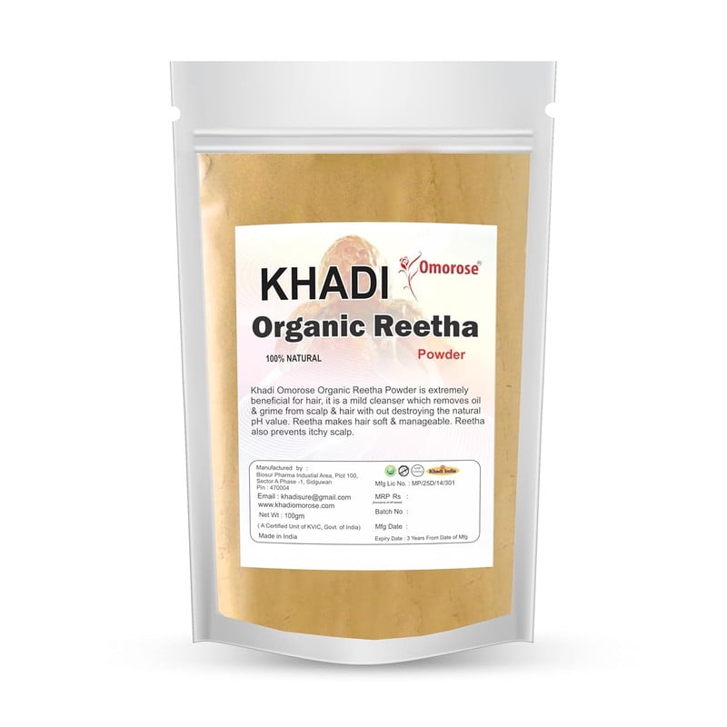 Khadi Omorose Reetha Powder For Hair, 100 grams - Walmart.com