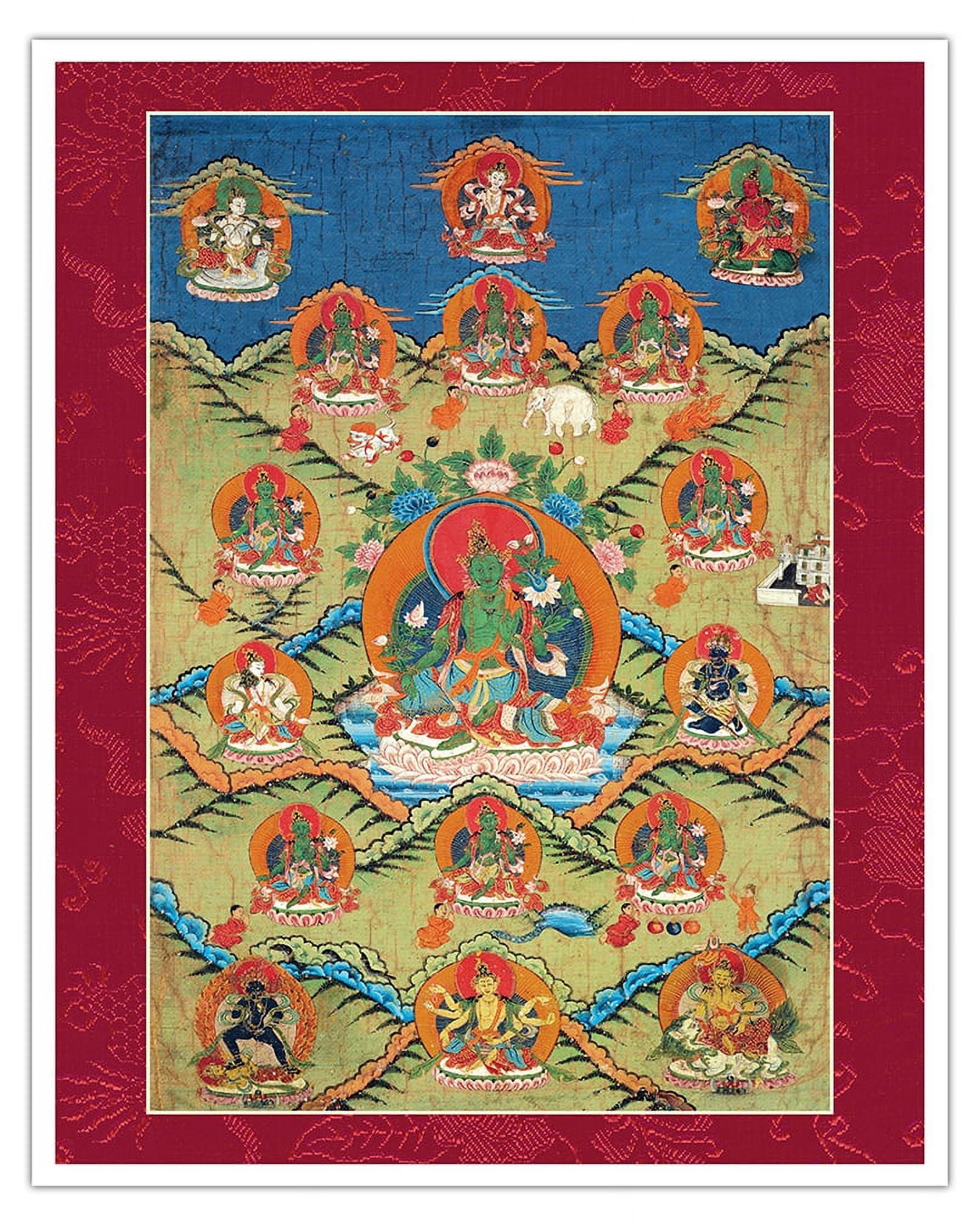 Khadiravani Green Tara - Savior From The Eight Dangers - Tantric ...