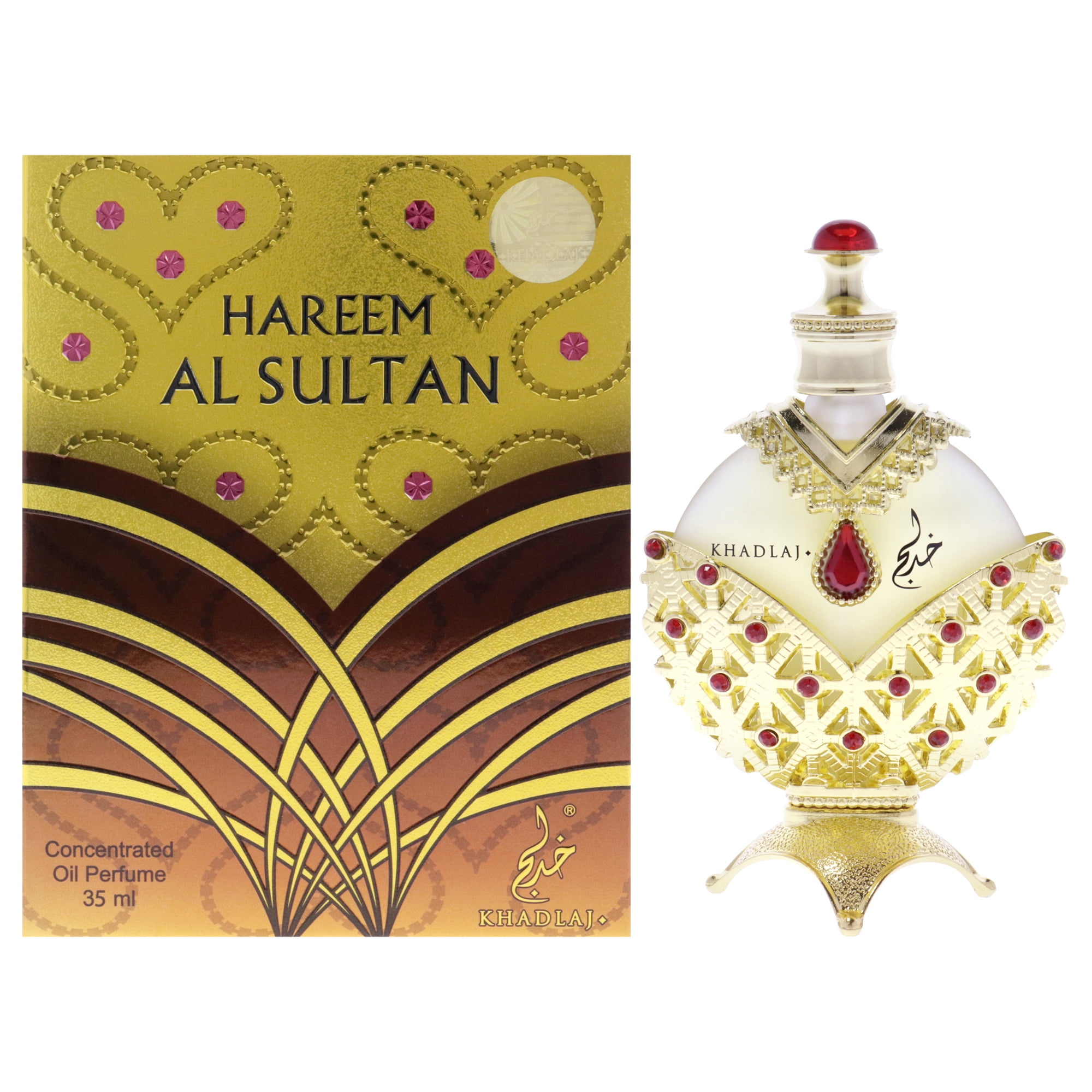 Khadlaj Perfumes Gold Concentrated Perfume Oil 1.16 oz Floral Fragrance ...