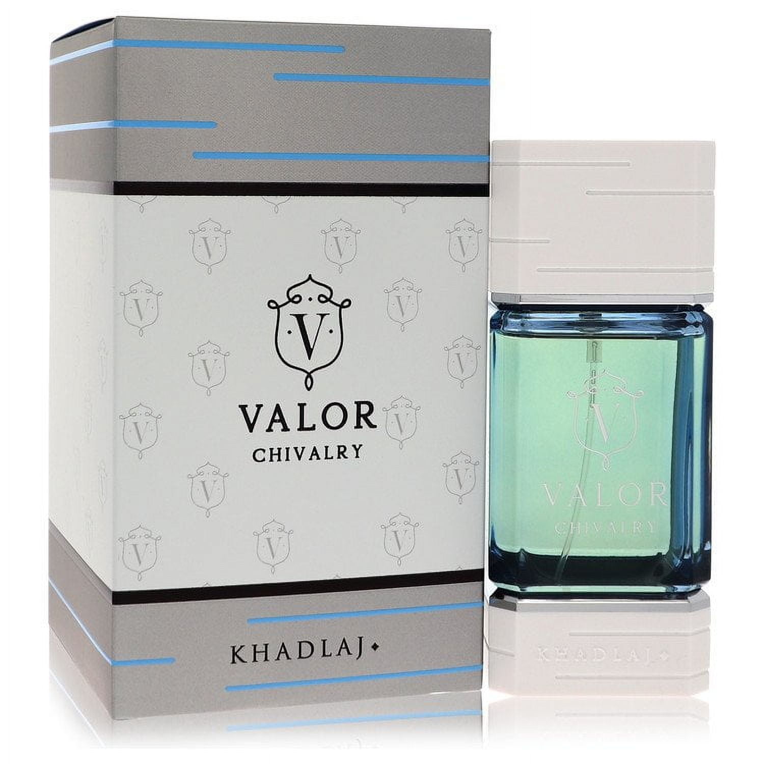 Khadlaj Men's Valor Chivalry EDP Spray 3.4 oz Fragrances 6291107975986 ...