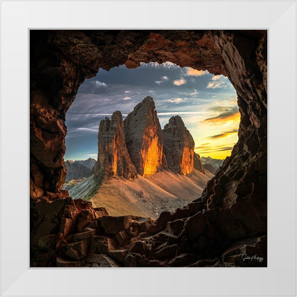 Khafagy, Sadek 20x20 White Modern Wood Framed Museum Art Print Titled ...