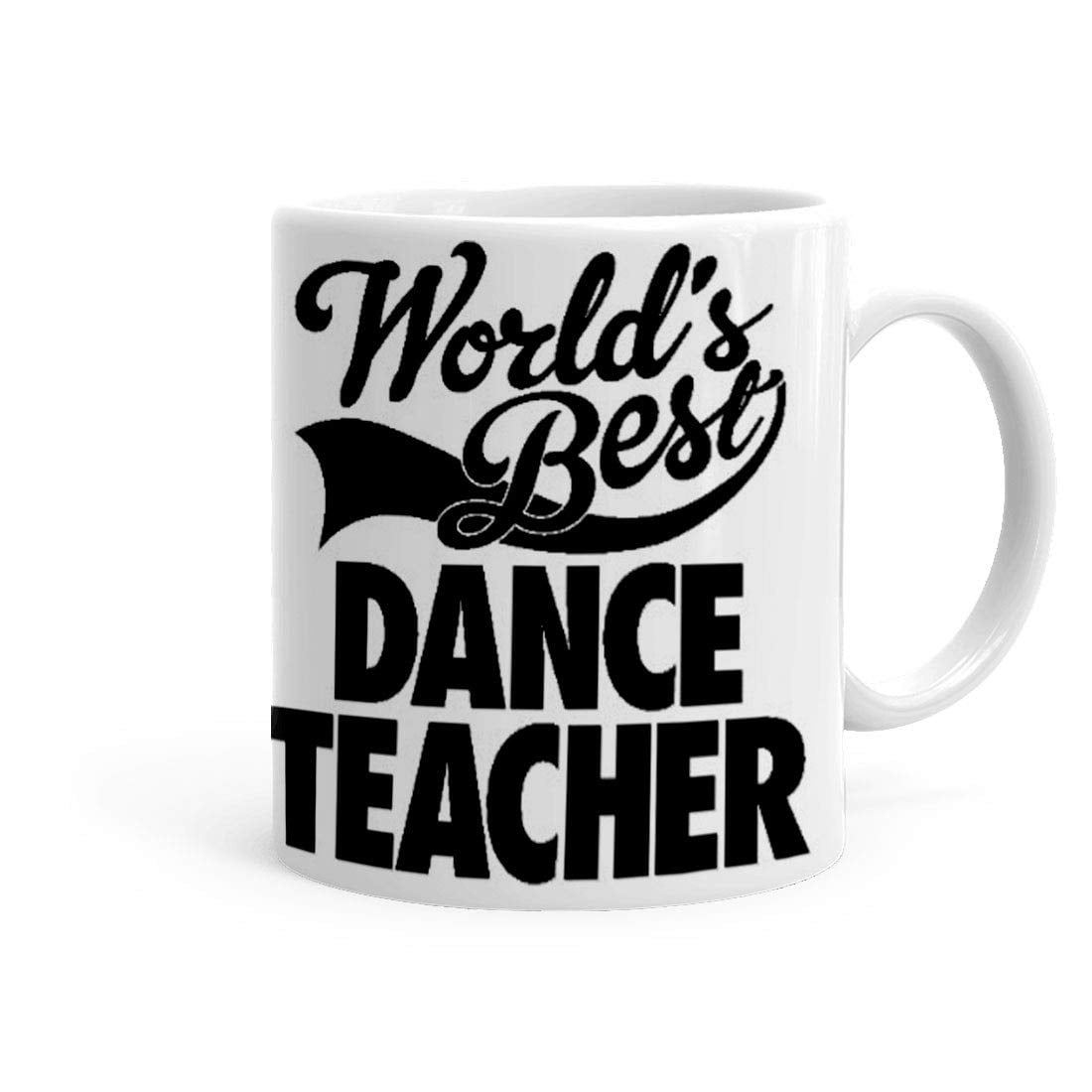 Khakee Worlds Best Dance Teacher Theme Printed Ceramic Coffee Mug 325 ...