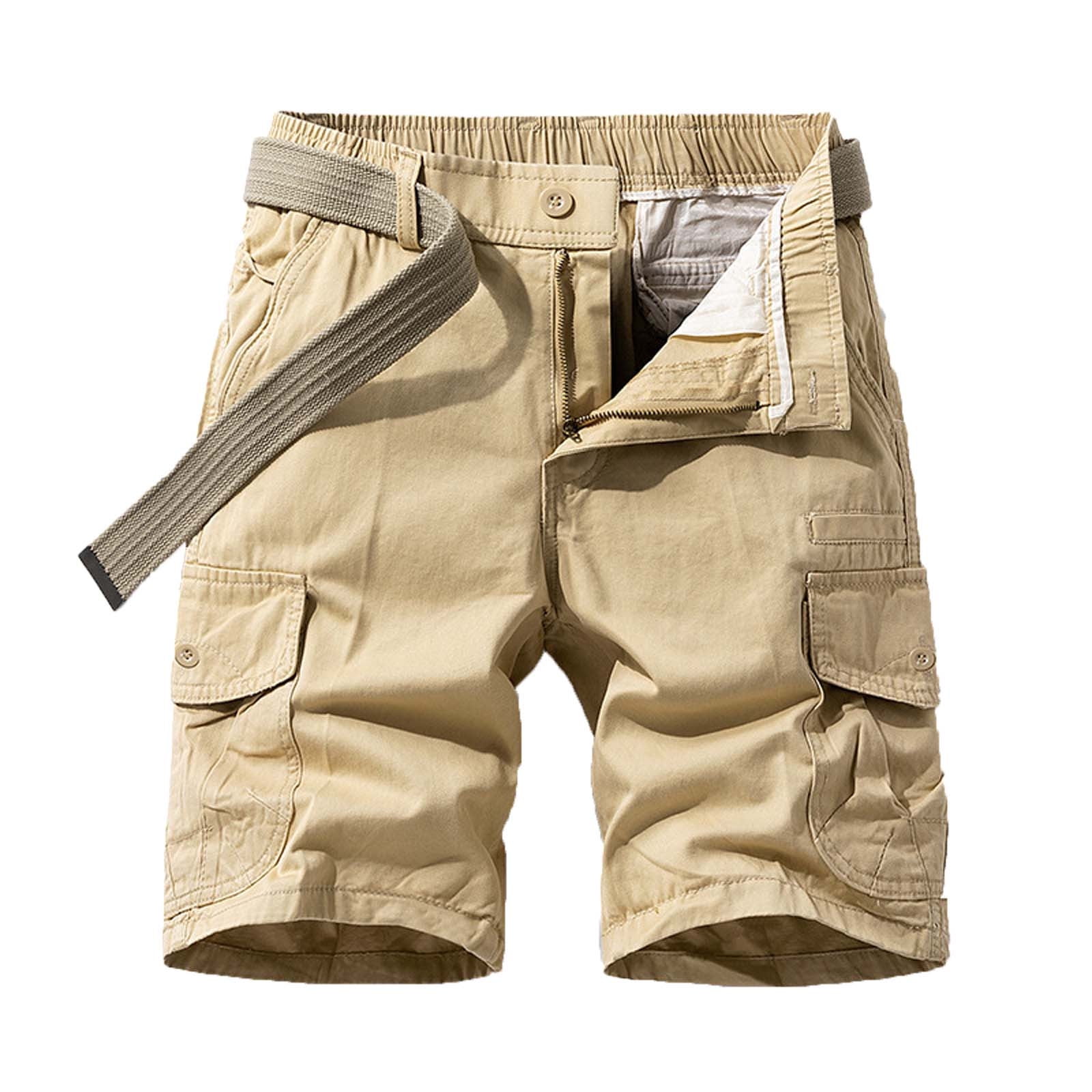 Khaki Hawaiian Tropical Basic Wild Cargo Track Athletic Beach Running ...