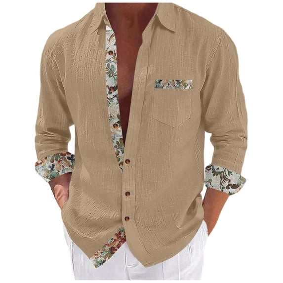 Khaki Mens Faux Linen Hoods Outfits for Man Lounge Hooded Fall Summer ...