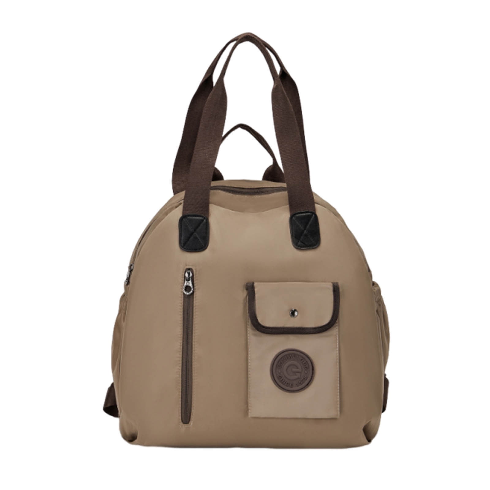 Khaki Multi Carry Large Capacity Waterproof Backpack Multi Functional ...