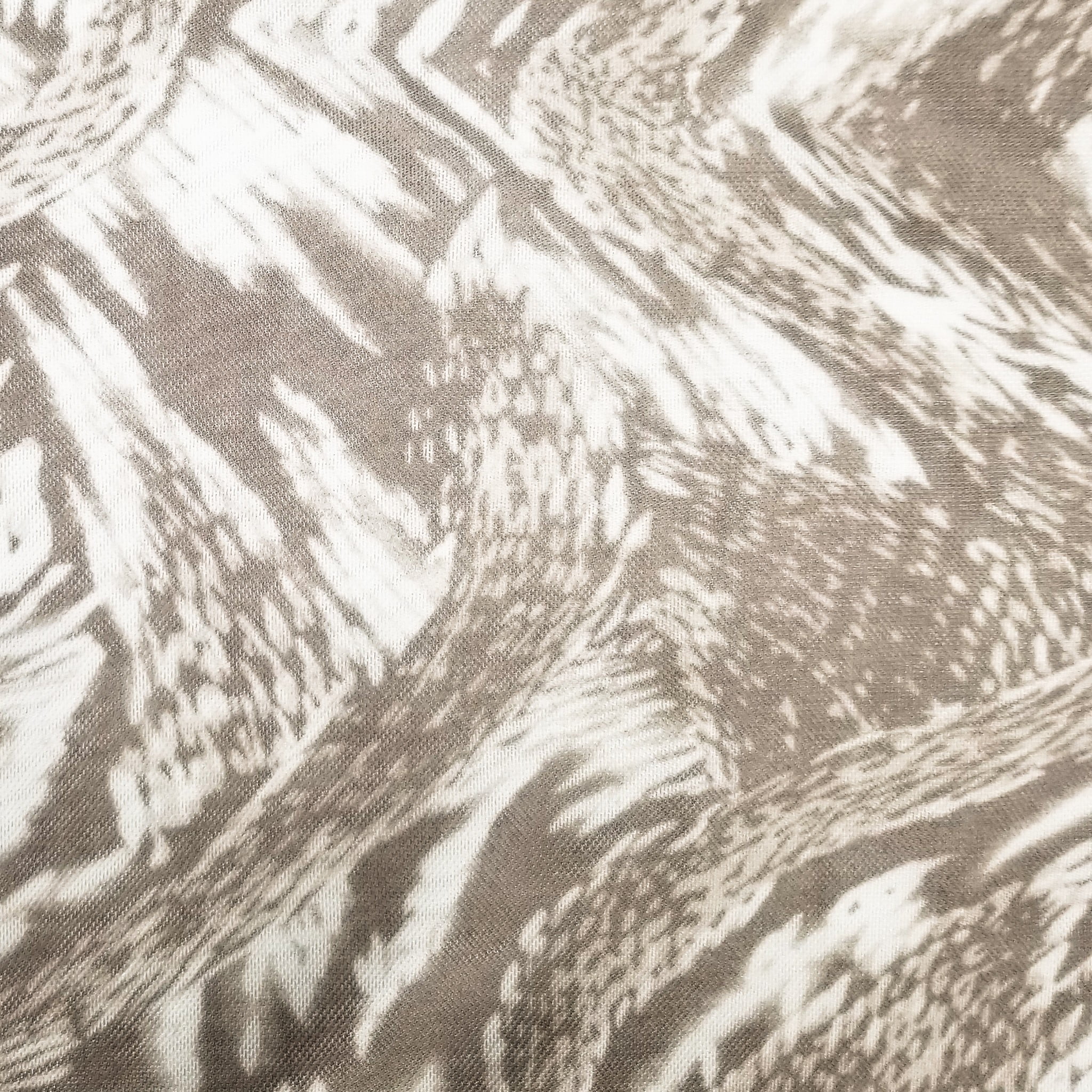 Khaki Oatmeal Animal Skin/Snake Pattern Poly Power Mesh Fabric/4-Way ...