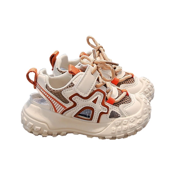 Khaki Ventilated Casual Shoes With Mesh Upper And Flexible Bottom ...