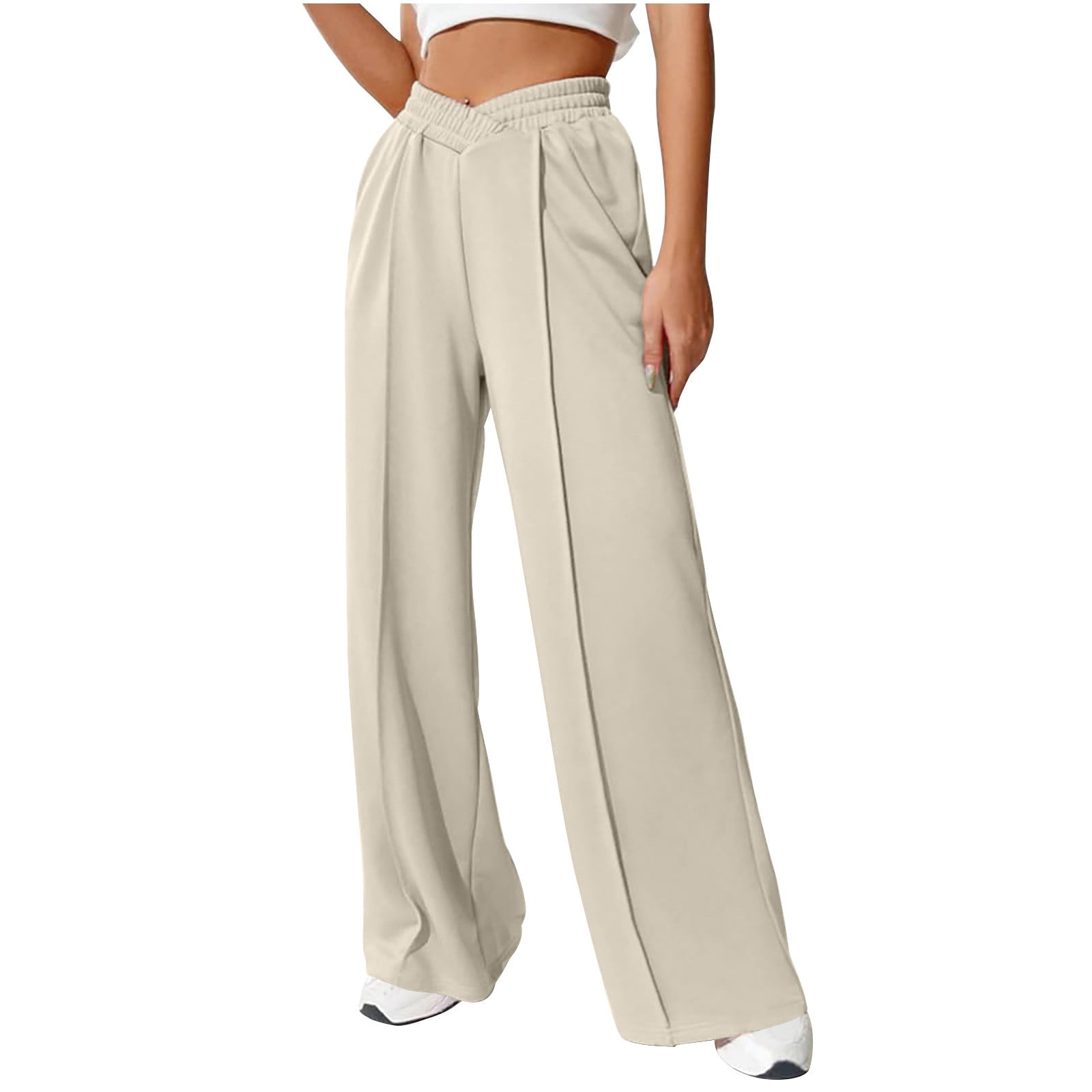 Khaki Women Pants Loose Fit Pants Sweatpants for Women Sport Athletic ...