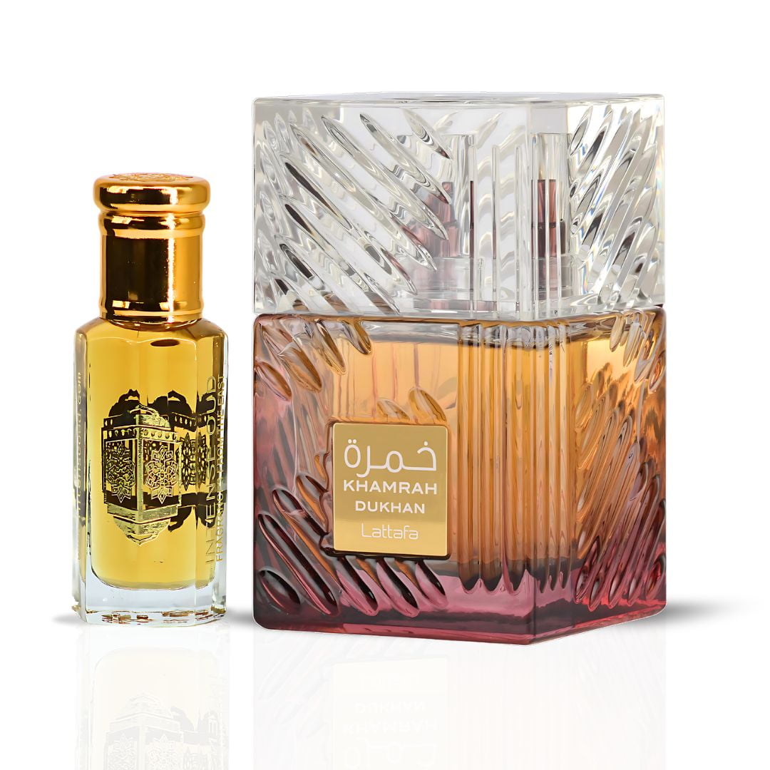 Khamrah Dukhan Eau De Parfum Spray 100ML by Lattafa & Red Tobaco ...