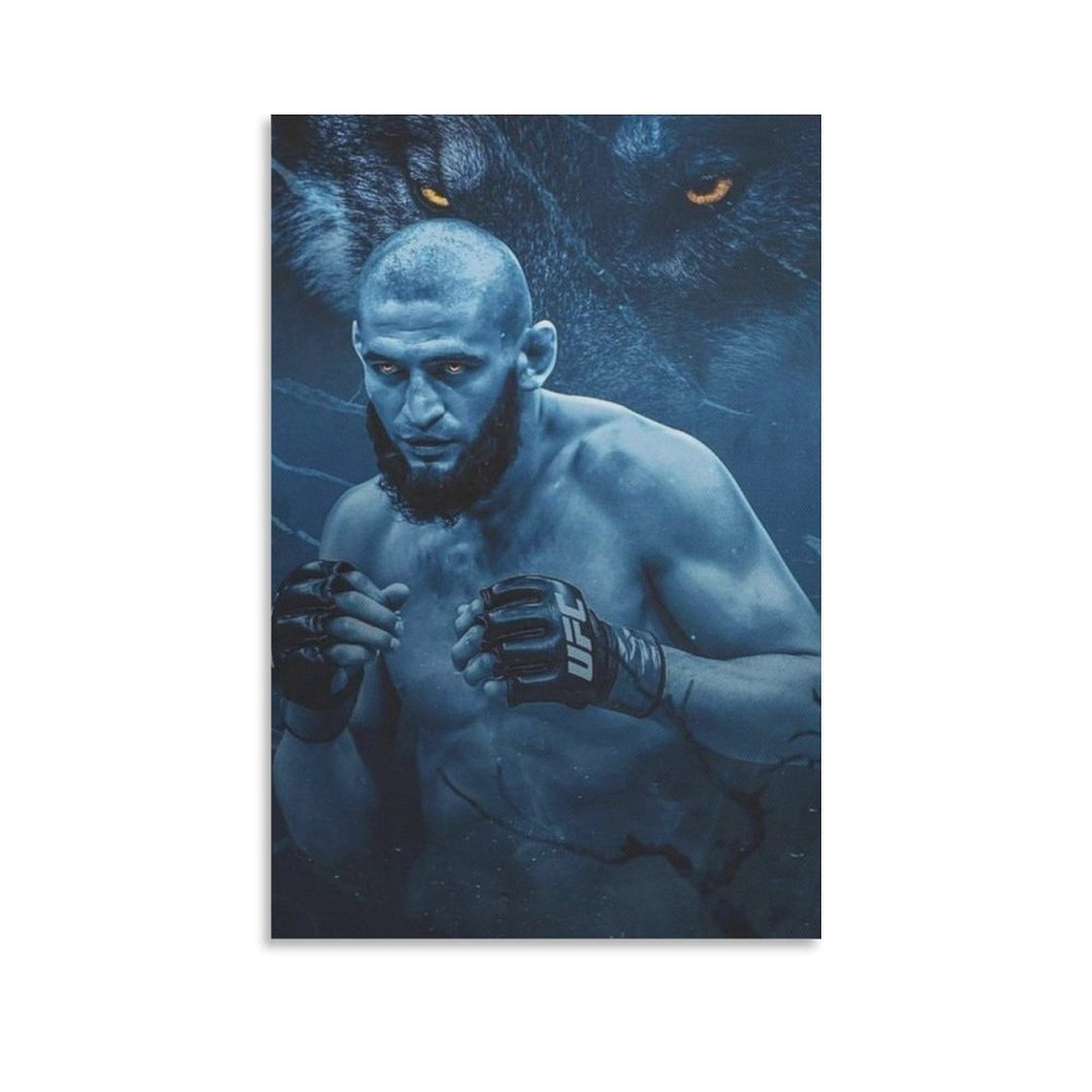 Khamzat Chimaev Poster Canvas Poster Artworks Canvas Poster Room ...