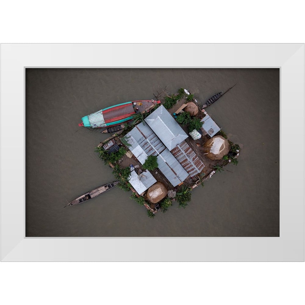 Khan Ronnie, Azim 18x13 White Modern Wood Framed Museum Art Print ...