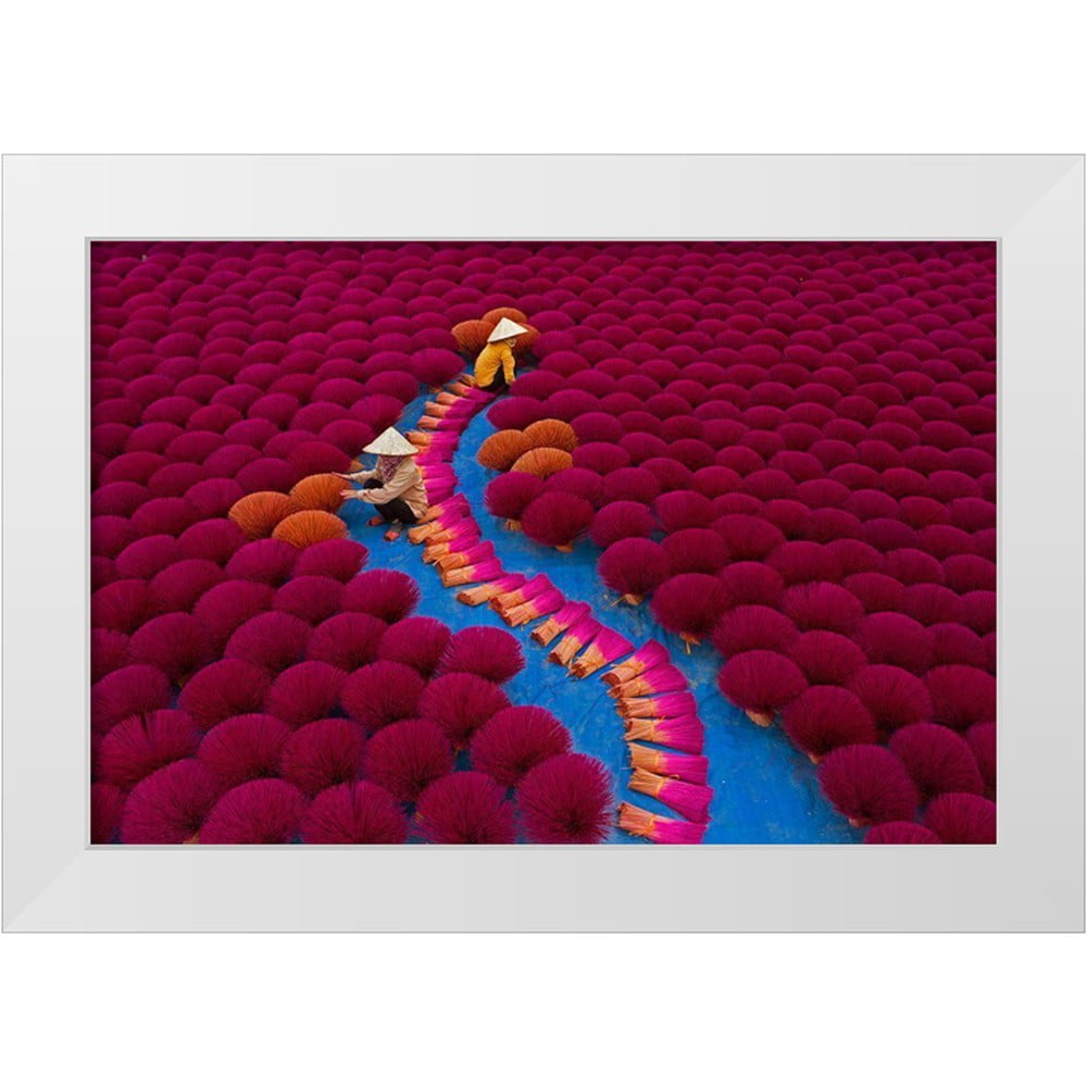 Khan Ronnie, Azim 24x17 White Modern Wood Framed Museum Art Print ...