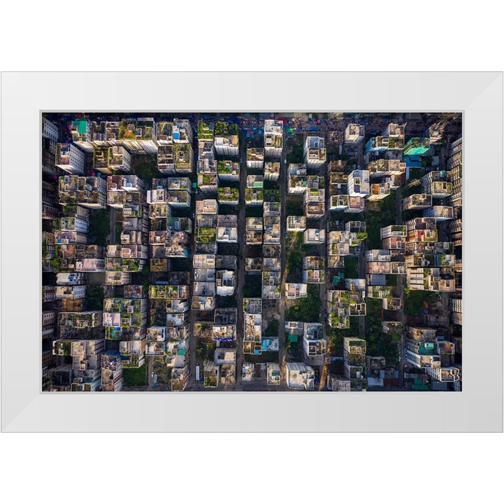 Khan Ronnie, Azim 24x17 White Modern Wood Framed Museum Art Print ...